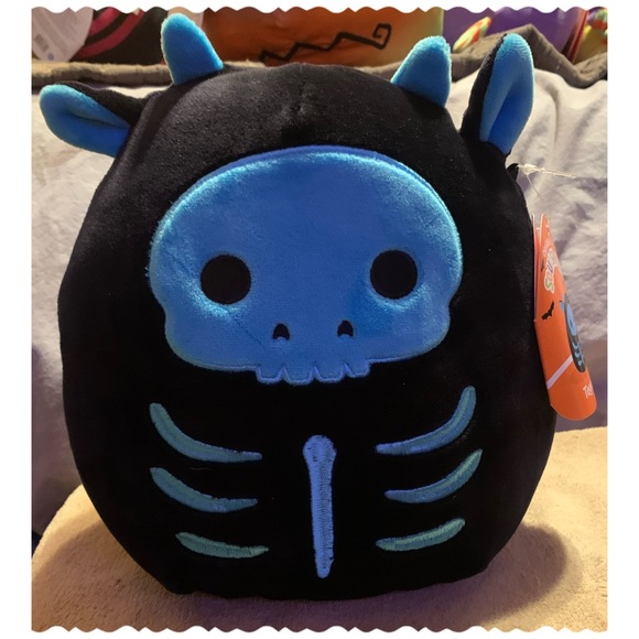 Squishmallows | Toys | 8 Tegan The Blue Skeleton Cow Squishmallow Bnwt ...
